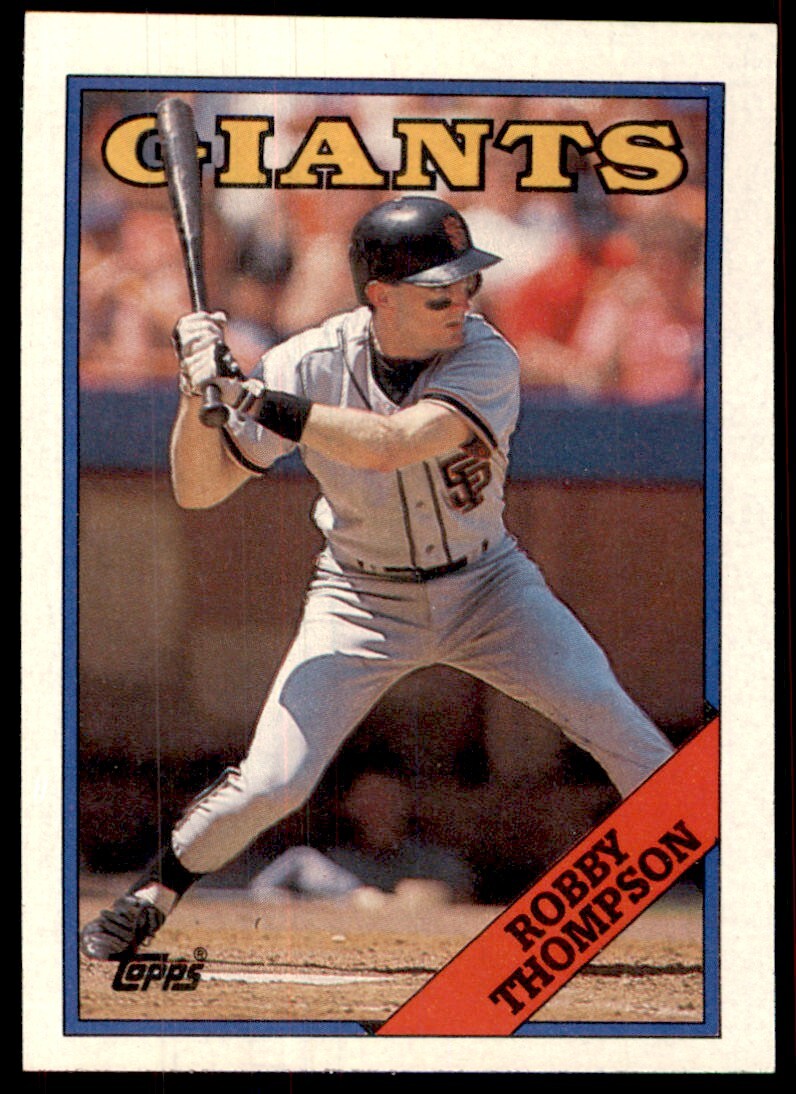 1988 TOPPS ROBBY THOMPSON SAN FRANCISCO GIANTS #472 | eBay