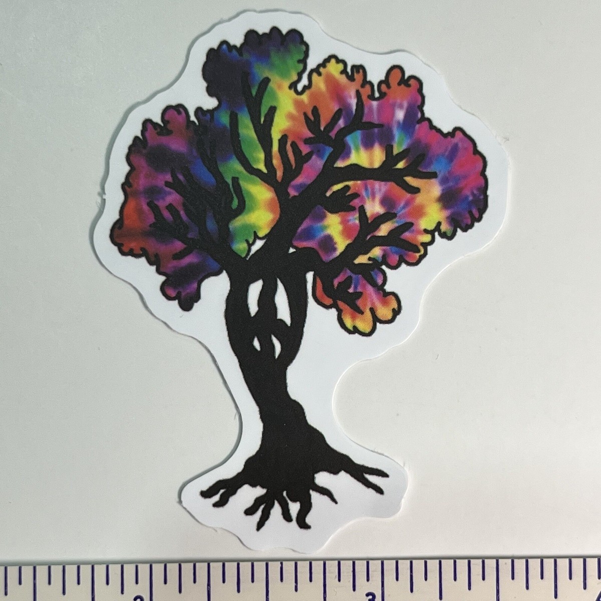 Hippy Tree Sticker Narrow Family Tree Wall Decal Wall Decal