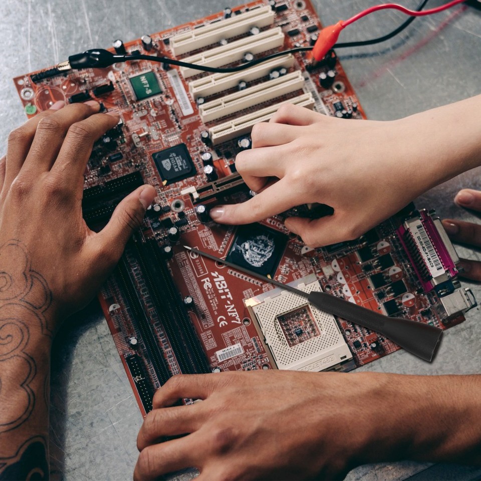 4pcs Test Leads Pin Test Probe Tips Multimeter Stainless Steel Test ...