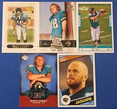 MATT JONES 11 Card lot All Different inc. 5 rookies Jacksonville ...
