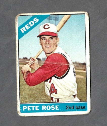 Pete Rose Cincinnati Reds 1966 Topps #30 (Poor) | eBay