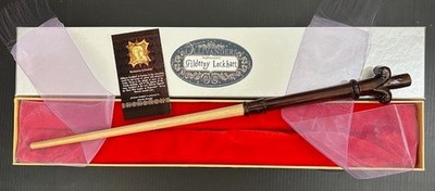Gilderoy Lockhart Wand 15", REAL WOOD Harry Potter, RARE, Ollivander's ...