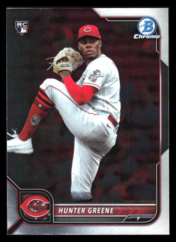 2022 Bowman Chrome #95 Hunter Greene Rookie Baseball Card | eBay