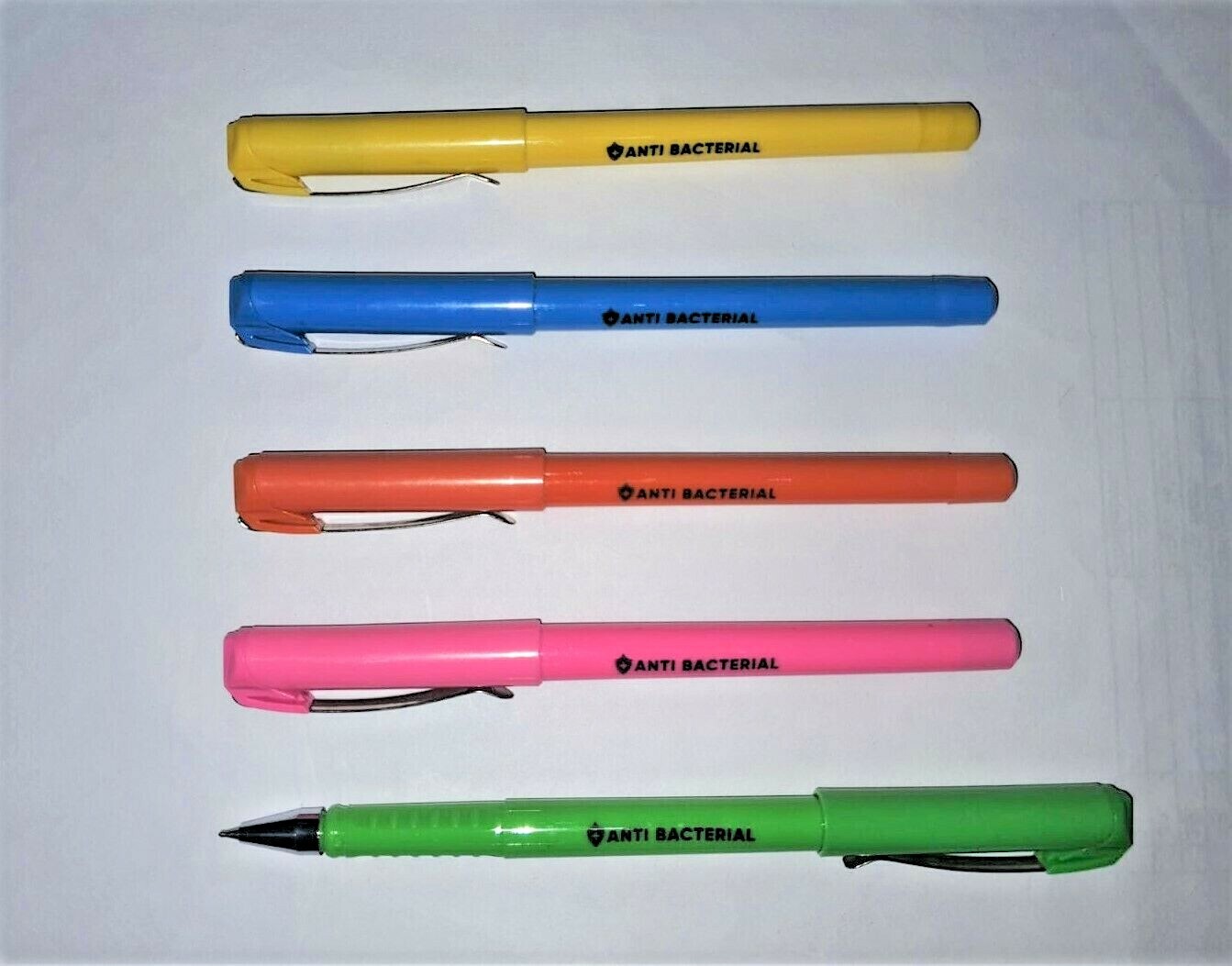 5x MONTEX ANTI-BACTERIAL BALL PEN BLUE INK 0.7mm tip | eBay