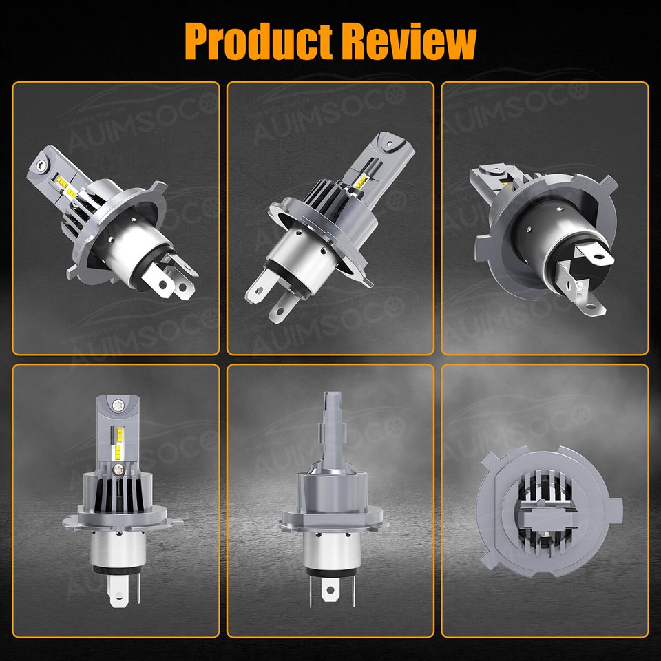 LED for Chevy Tracker 1999-04 Headlight Kit 9003/H4 6000K White Bulb Hi ...