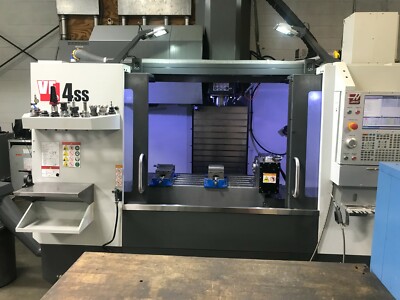 HAAS VF4-SS, 2020 - HRTA6 ROTARY, PROBING, 5TH AXIS DRIVE, SMTC ...