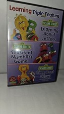 Sesame Street: Learning Triple Feature (DVD, 2010, 3-Disc Set) for sale ...