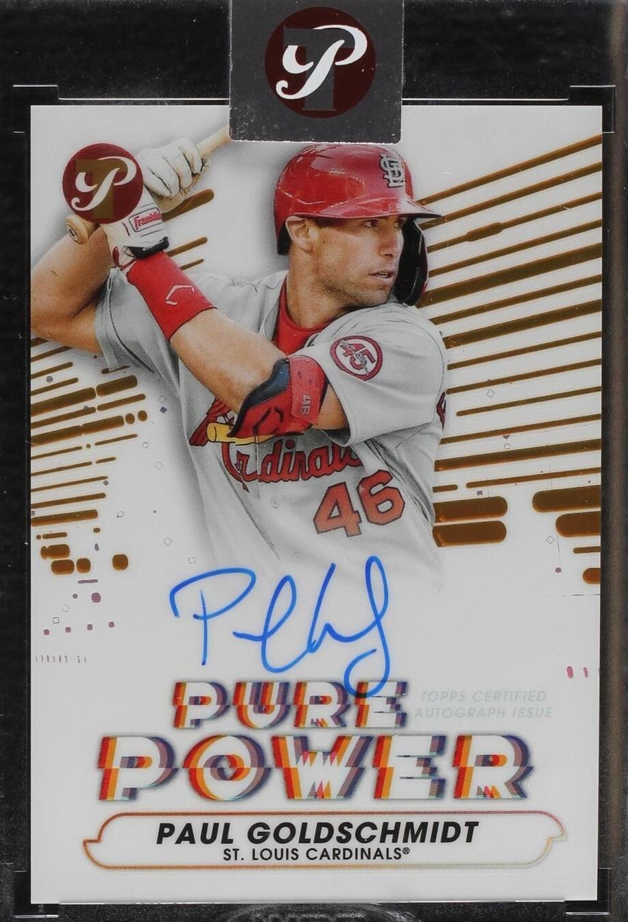2022 Topps Pristine - Pure Power Autographs Paul Goldschmidt #PPA-PG ...