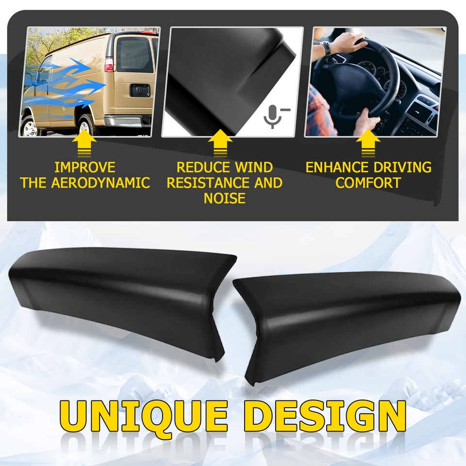 2Pcs Rear Quarter Panel Extension Left & Right For Chevrolet Express ...