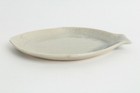 Seto ware Japanese Pottery Dish Plate Mola Mola Fish shape Cream made ...