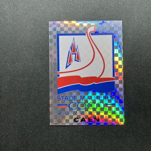 60 ECUSSON LOGO BADGE CAEN PANINI FOOT 94 1994 FRANCE LIGUE 1 FOOTBALL ...