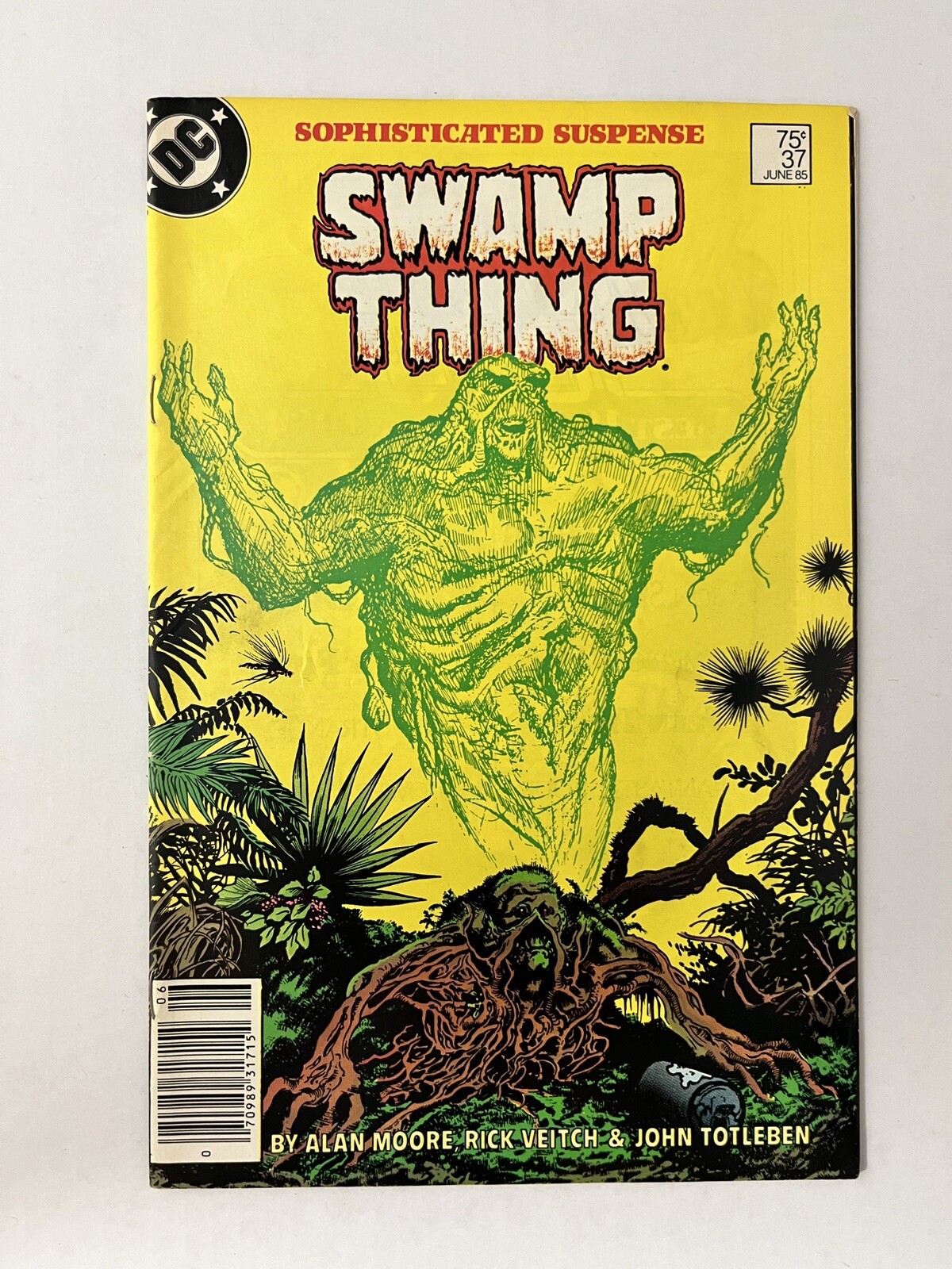 Saga of the Swamp Thing #37 DC Moore 1st John Constantine! Very Rare ...