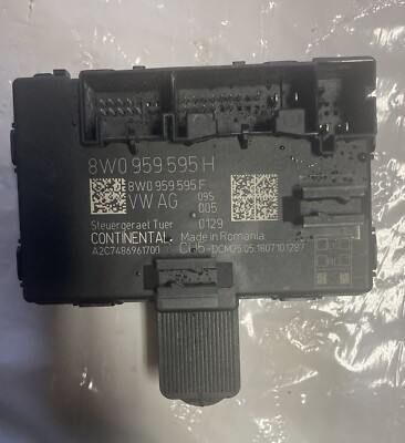 OEM VOLKSWAGEN DOOR CONTROL MODULE (8W0 959 595 H) | Genuine OEM ...