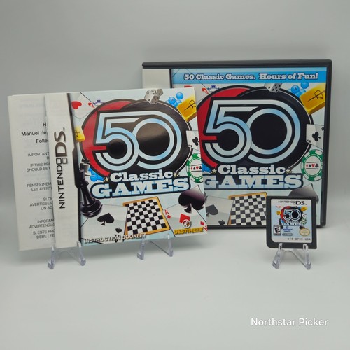 50 Classic Games (Nintendo DS, 2009) Complete | CIB | Tested/Works ...