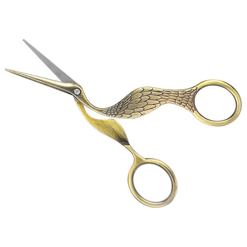 Vintage Scissors Bird Shape Stainless Steel Tip Sewing Embroidery New ...