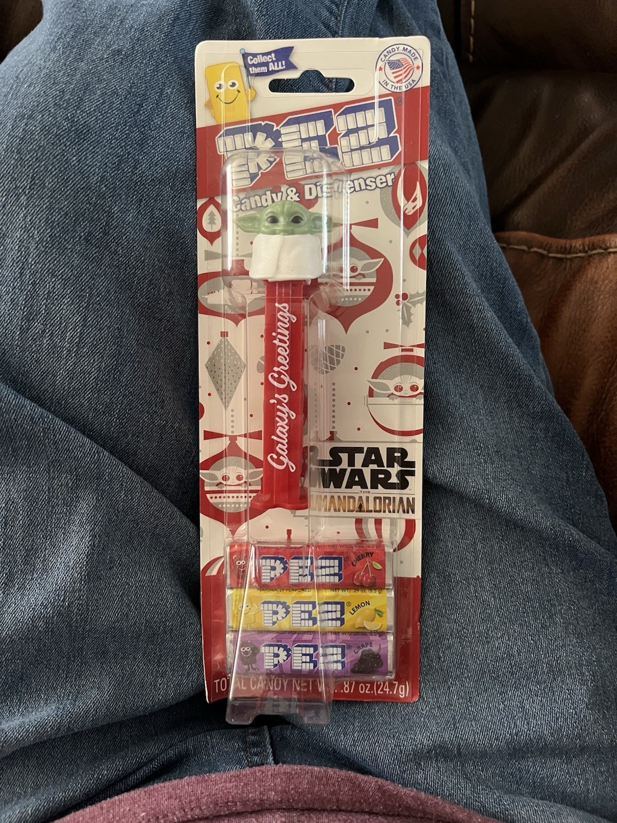 Star Wars The Mandalorian Grogu Baby Yoda Christmas PEZ Candy ...