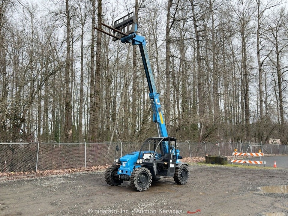 2019 Genie GTH-5519 19' 5,500 lbs Telescopic Reach Forklift Telehandler ...