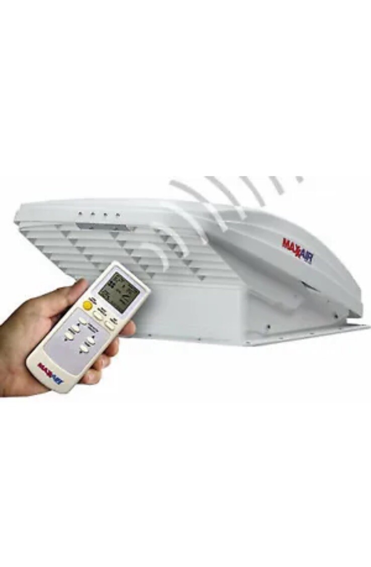MaxxAir MaxxFan Deluxe with Thermostat/Rain Shield/Remote (7000K) | eBay