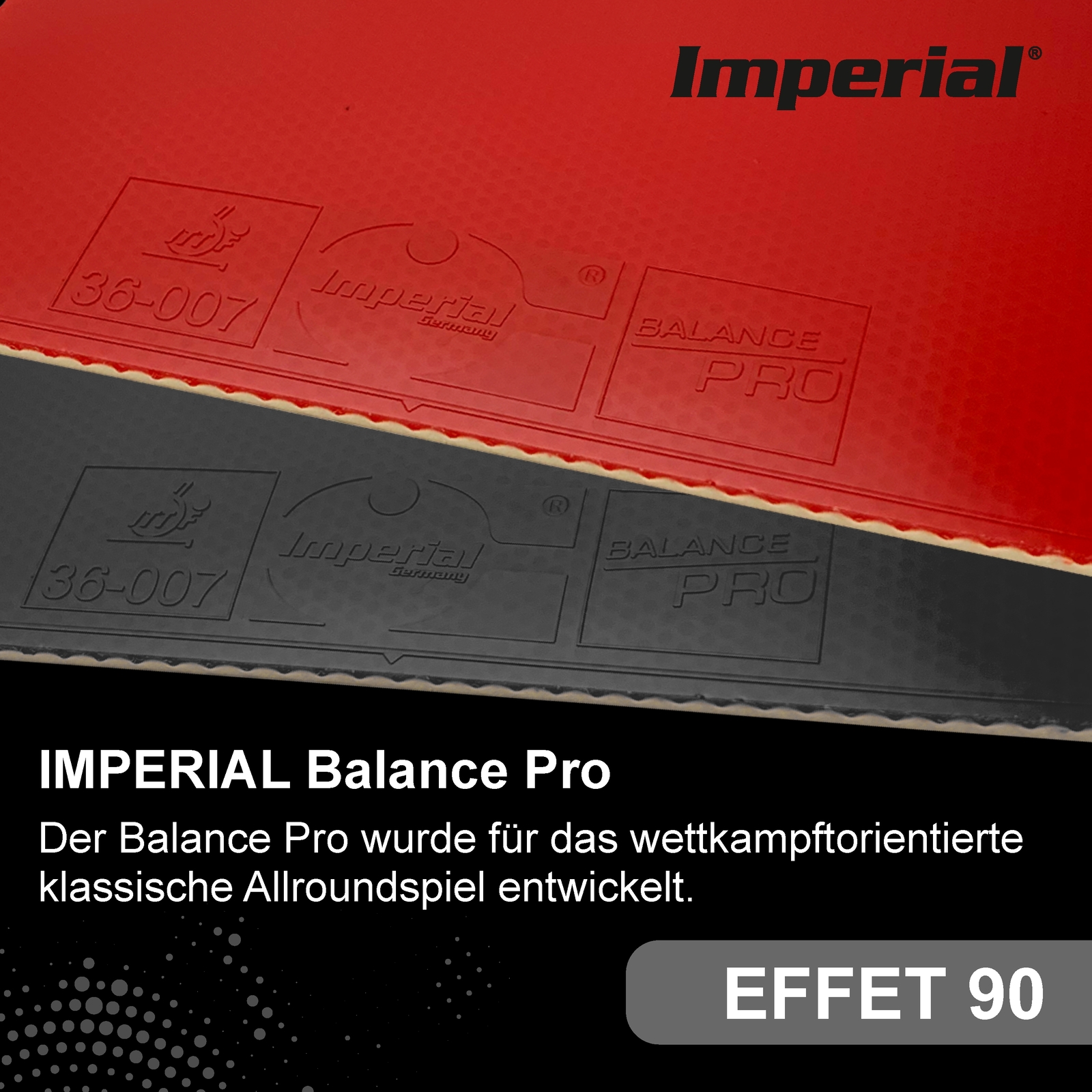 IMPERIAL Balance Pro | Tischtennis Belag | TT | ITTF | eBay.de
