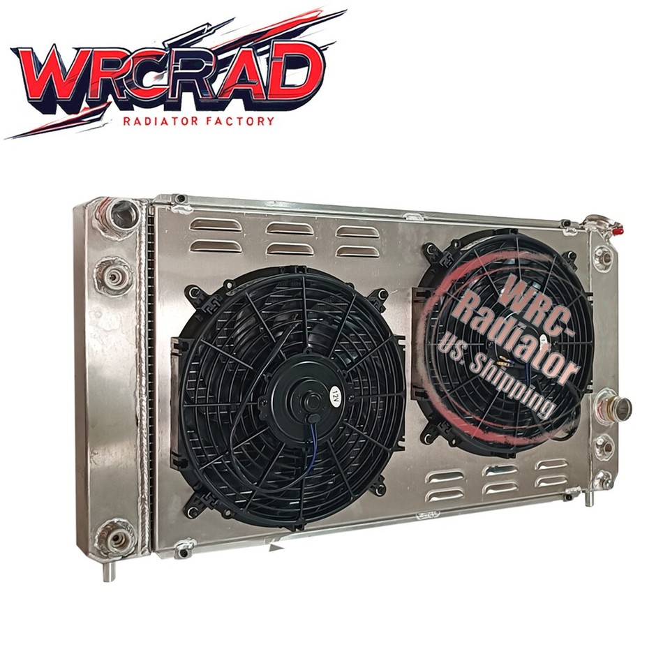 26.3" W Core Aluminum Radiator+Shroud+Fan For 1986-2005 Chevy S10 LS ...