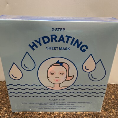 Mary Kay 2-Step Hydrating Sheet Mask ~ 8 Pack ~ BRAND NEW- Never Opened ...