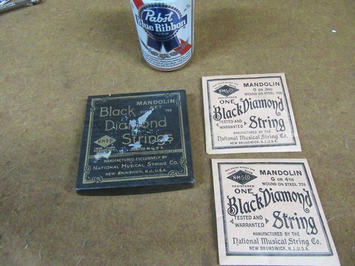 Vtg Black Diamond Mandolin D,G Strings,(2)pcs,Steel,NMS Co.~NOS😊😊😊 # ...