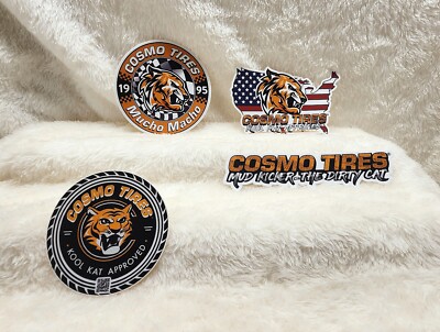 Cosmo Tires 4 Sticker Set | eBay