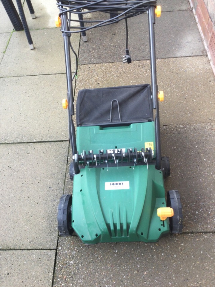 used electric lawn rake scarifier FPRS1500W | eBay UK
