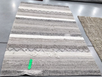 BEIGE 5' X 8' Broken Thread Rug, Reduced Price 1172729032 NAT101A-5 | eBay