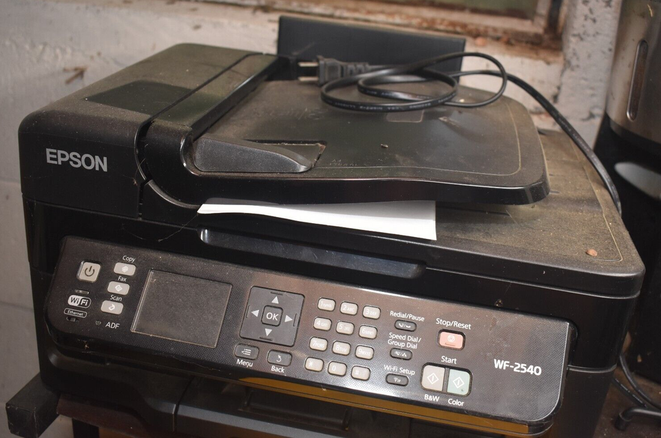 Epson WorkForce WF-2540 Inkjet All-in-One Printer for repair or parts ...