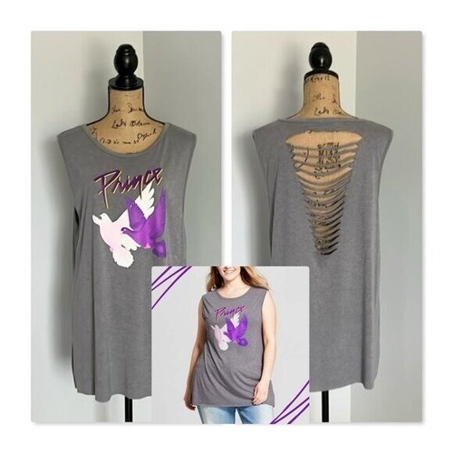 Prince Plus Size Back Destruction Graphic Tee Sz 3X | eBay