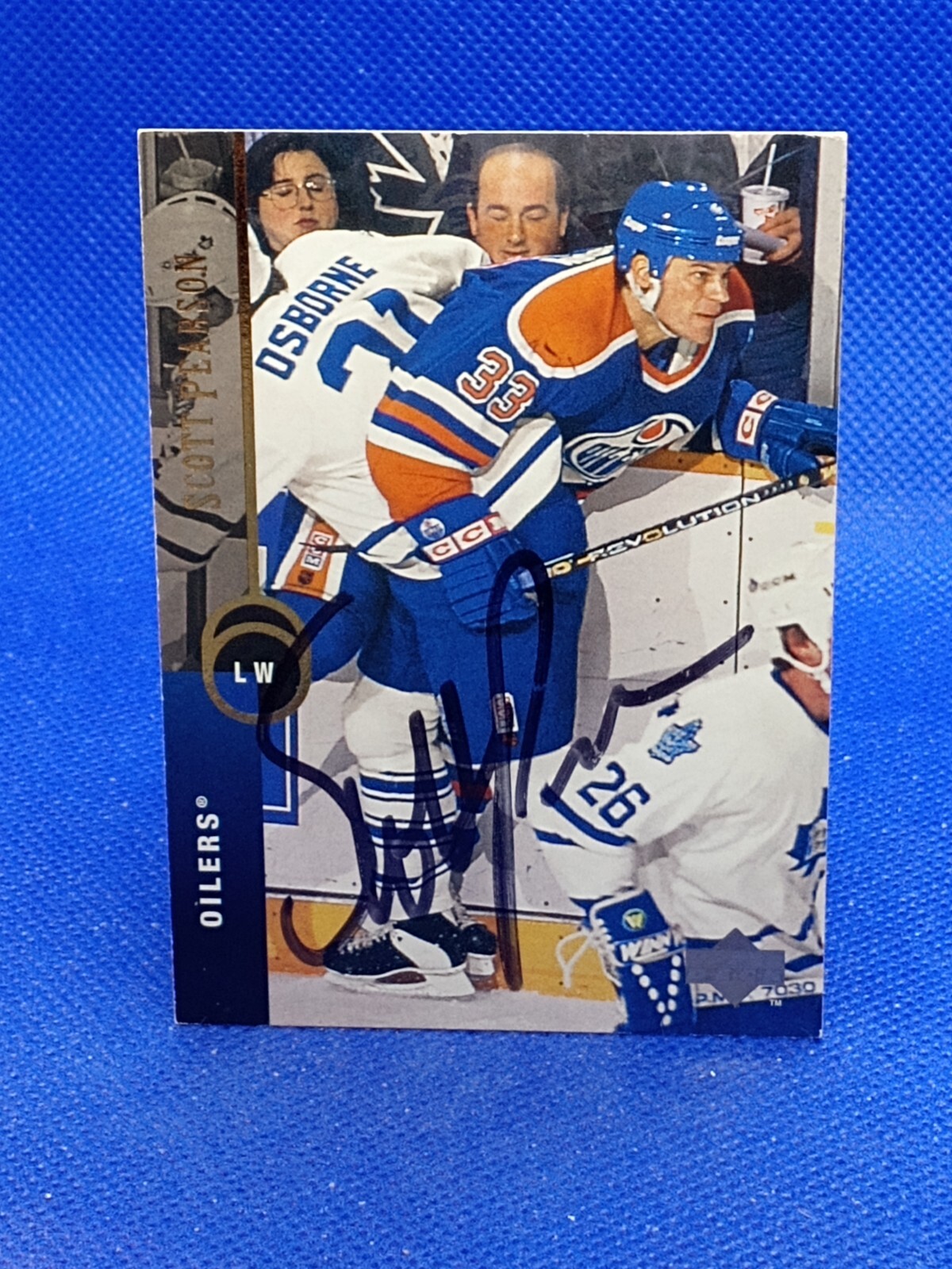 AUTOGRAPH AUTO Scott Pearson Oilers Nordiques 1994-95 Upper Deck #97 | eBay