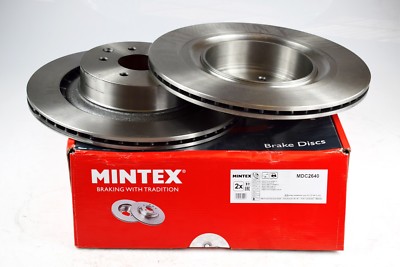 2X GENUINE MINTEX REAR DISC BRAKES MDC2640 FOR INFINITI G Q60 370 Z Z34 ...