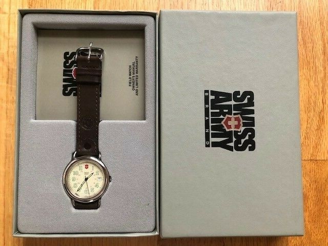 Swiss Army Men's Cavalry Field Watch Marlboro Country Store - New/Mint ...