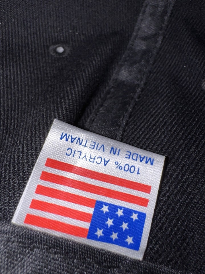 CIA Hat Black Adjustable Cap Embroidered Letters Tactical / Military ...