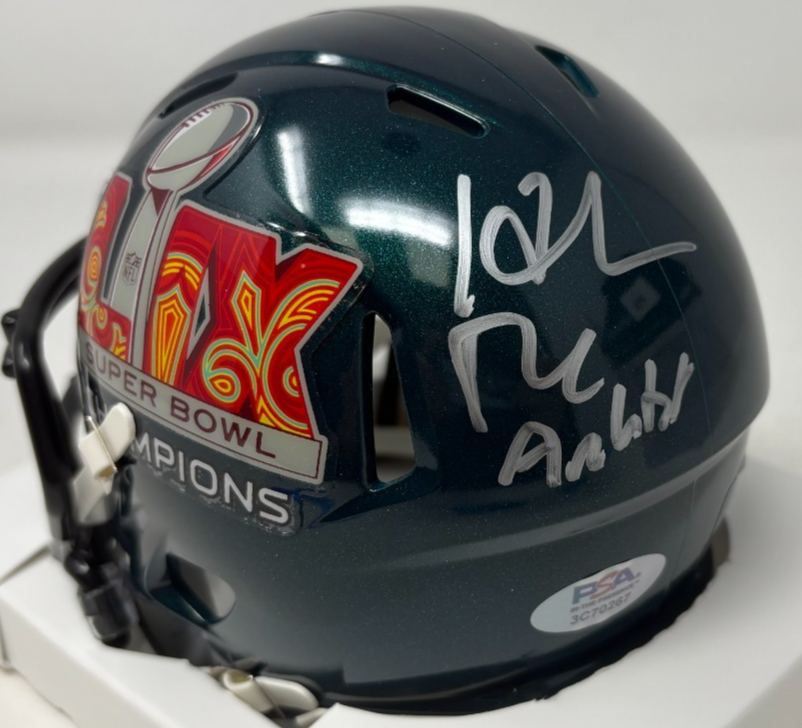 Howie Roseman Signed Eagles Super Bowl LIX Mini Helmet Architect Insc ...