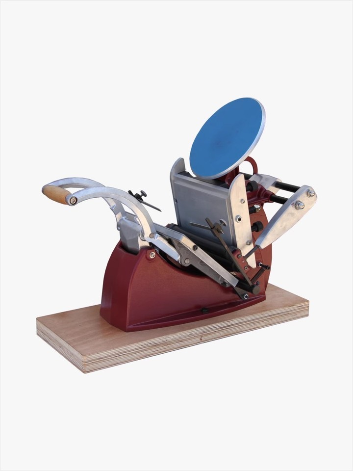 Hand-printed Letterpress Disk Card Press Business Card Printing Press ...