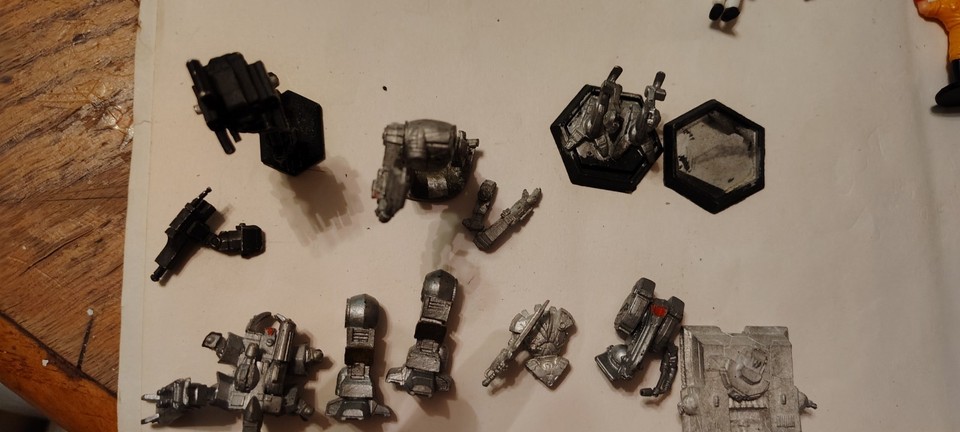 Miniature Metal Mech Bots & Parts | eBay