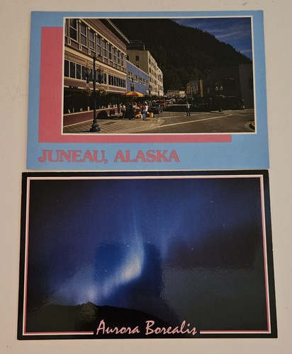 VINTAGE LOT OF 18 ALASKA POSTCARDS 1960s through 1990s, Cities, Nature ...