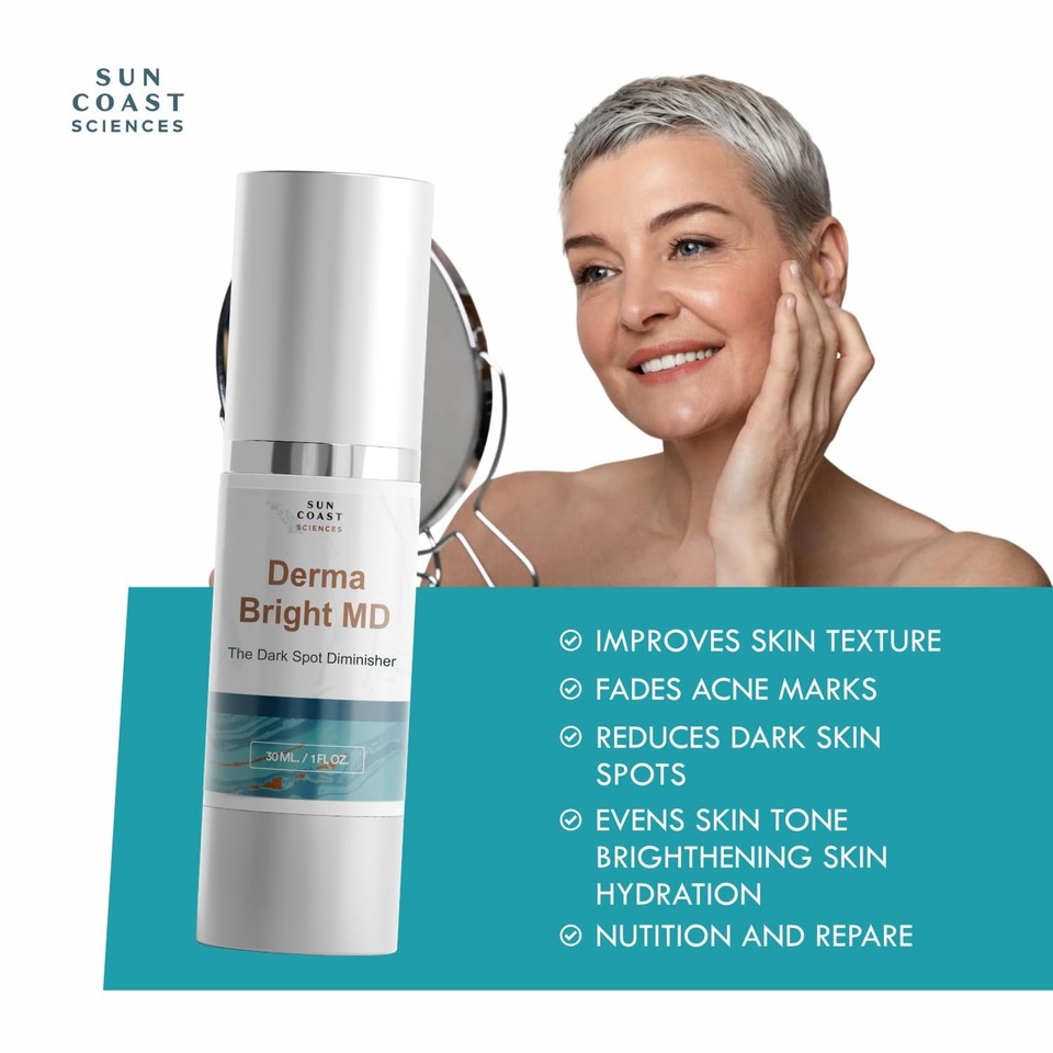 - DermaBright MD Dark Spot Diminisher, Age Spot Sun Spot Freckles ...