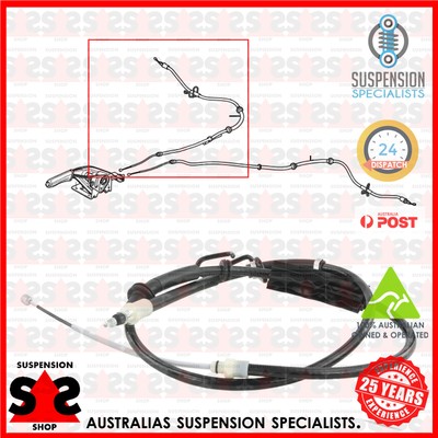 Right Rear Cable Pull, Parking Brake Suit LAND ROVER Freelander 2 2.2 ...