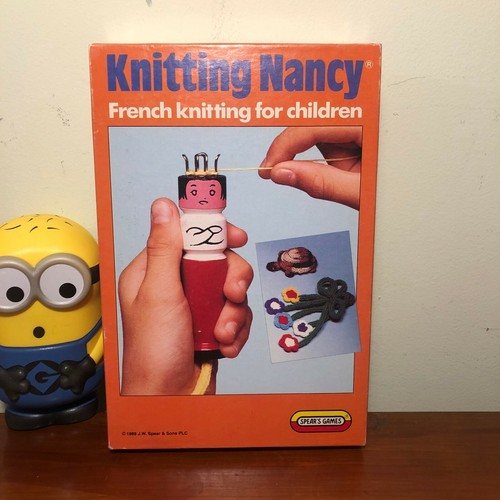 Knitting Nancy 1989 Vintage children's spool knitting craft game | eBay