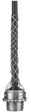 Hubbell 73031205, Wire Mesh Strain Relief, .97-1.2In , 1.25In No Ins, 1 ...