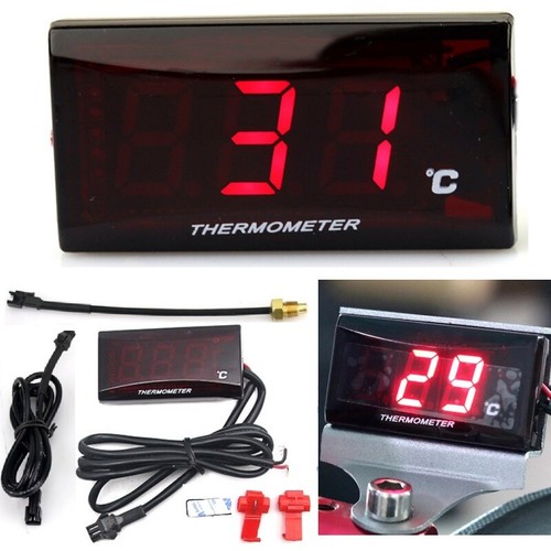 Water Thermometer Gauge Temp Sensor Motorbike Motorcycle Temperature ...