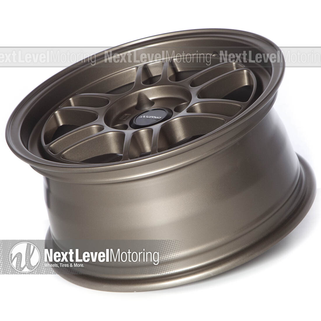 Circuit CP37 15x7 4-100 +28 Flat Bronze Wheels RPF1 Style Fits Honda ...