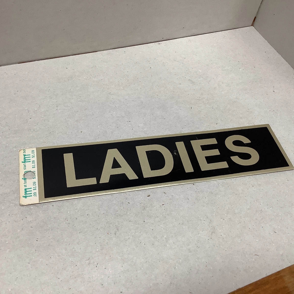 Vintage Ladies Room Sign