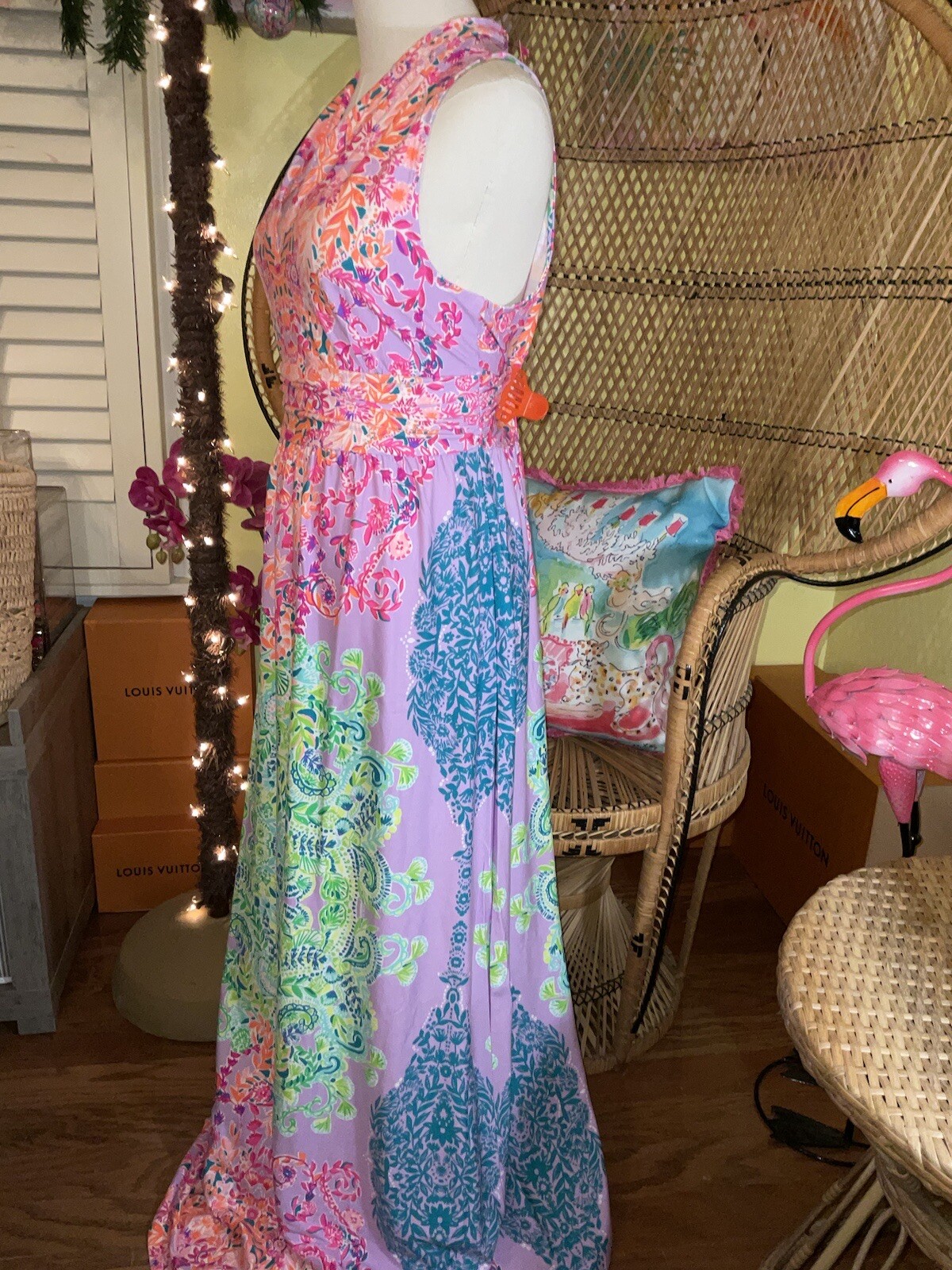 Lilly Pulitzer NWT Pearce Maxi Dress Sunshine ☀️ Vibes Size M,L,XL | eBay