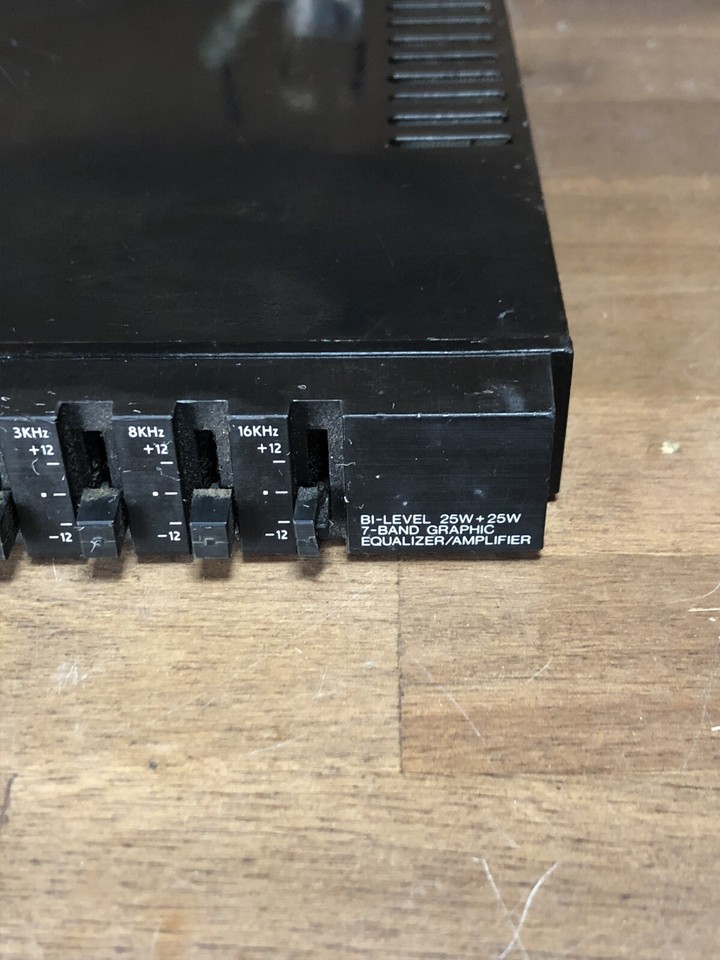 Vintage Alpine 3217 Old School 7 band Graphic Car Equalizer | eBay