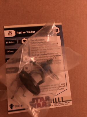 Figurine Star Wars Miniatures : Rodian Trader / Marchand Rodien 38/40 ...
