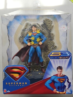 NEW DC COMICS INVULNERABLE SUPERMAN RETURNS S3 SELECT SCULPT ACTION ...